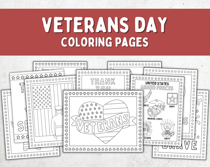 Celebrating Veterans Day, Printable and Digital Workbook, Elementary ...