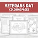 Veterans Day Coloring Pages: Patriotic USA Kids Activity (digital ...