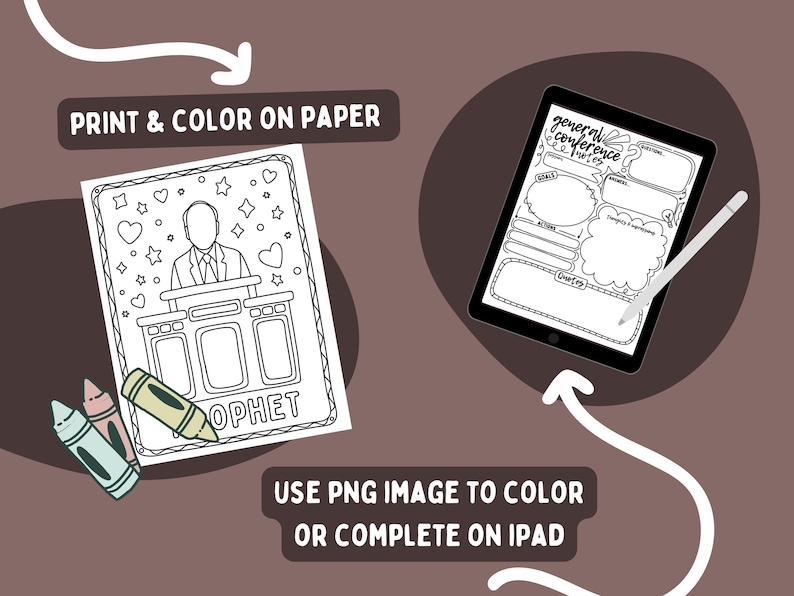 General Conference Coloring & Activity Pages Conference Packet Kids ...