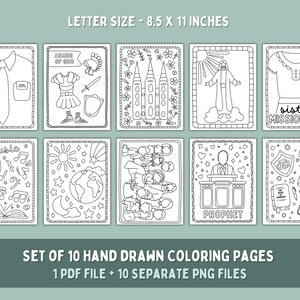 General Conference Coloring Pages Kids Conference Activity - Etsy