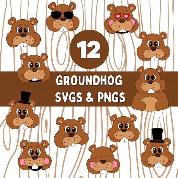 Groundhog Day Clip Art - Etsy
