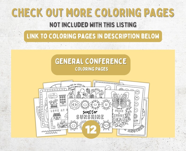 General Conference Coloring Pages: Kids' Activity, Jesus Christ Art ...