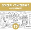 General Conference Coloring Pages Kids Conference Activity Jesus Christ ...