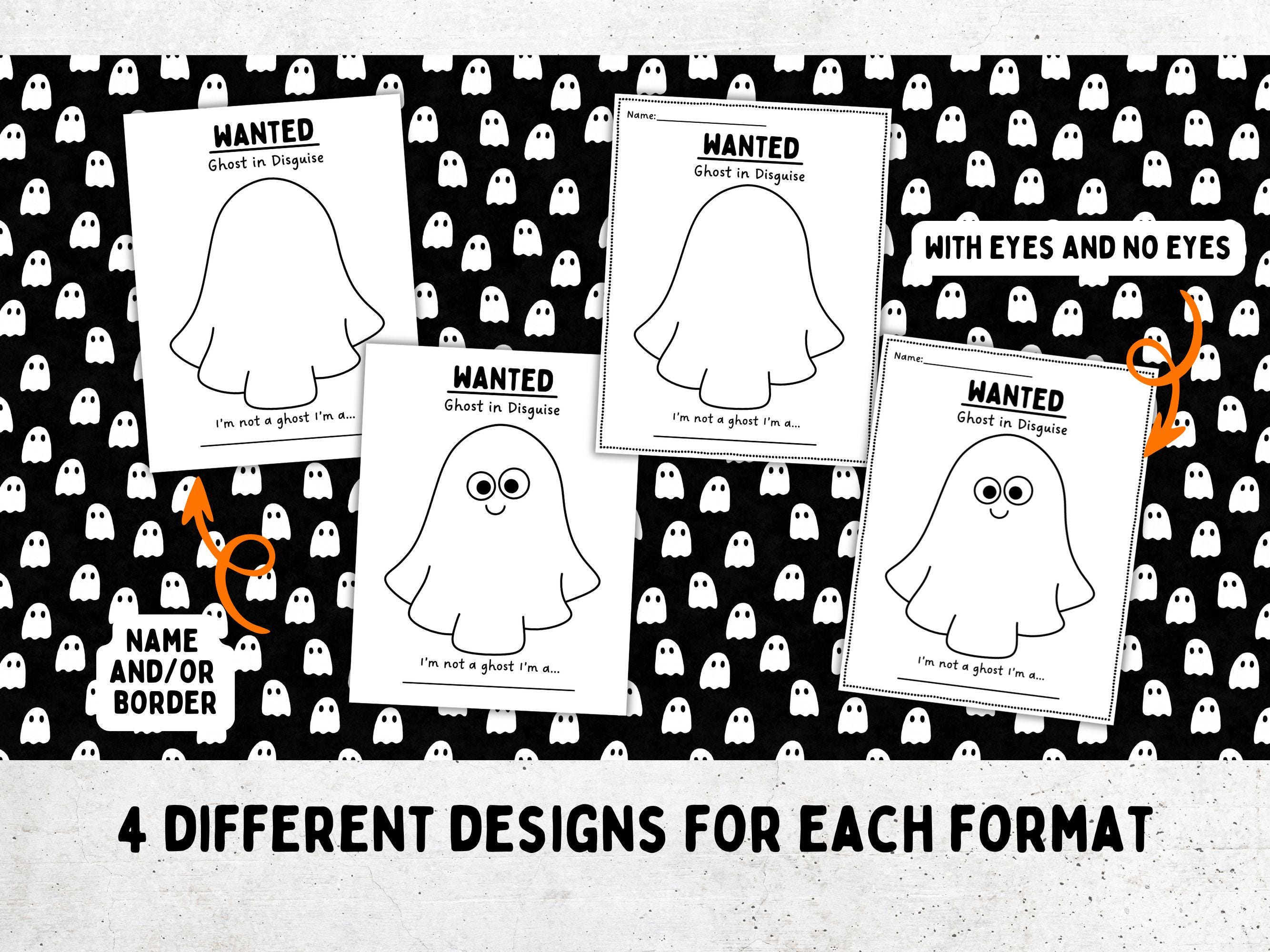 Disguise a Ghost Activity for Kids - Etsy