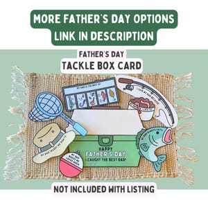 Father's Day Tool Box Card | All About My Dad | Gift for Dad ...