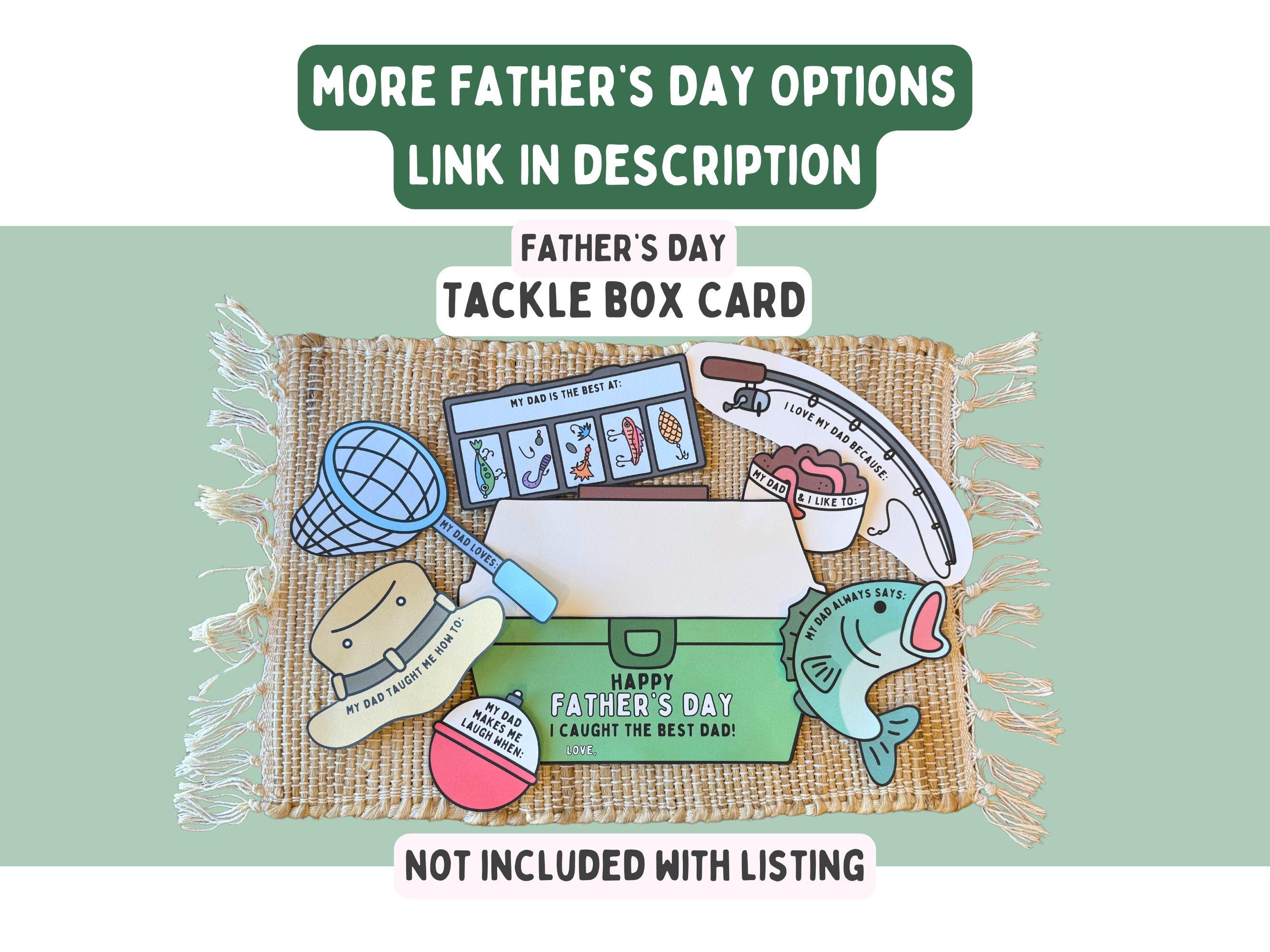 Father's Day Toolbox Card: All About Dad/grandpa - Printable Craft (PDF ...