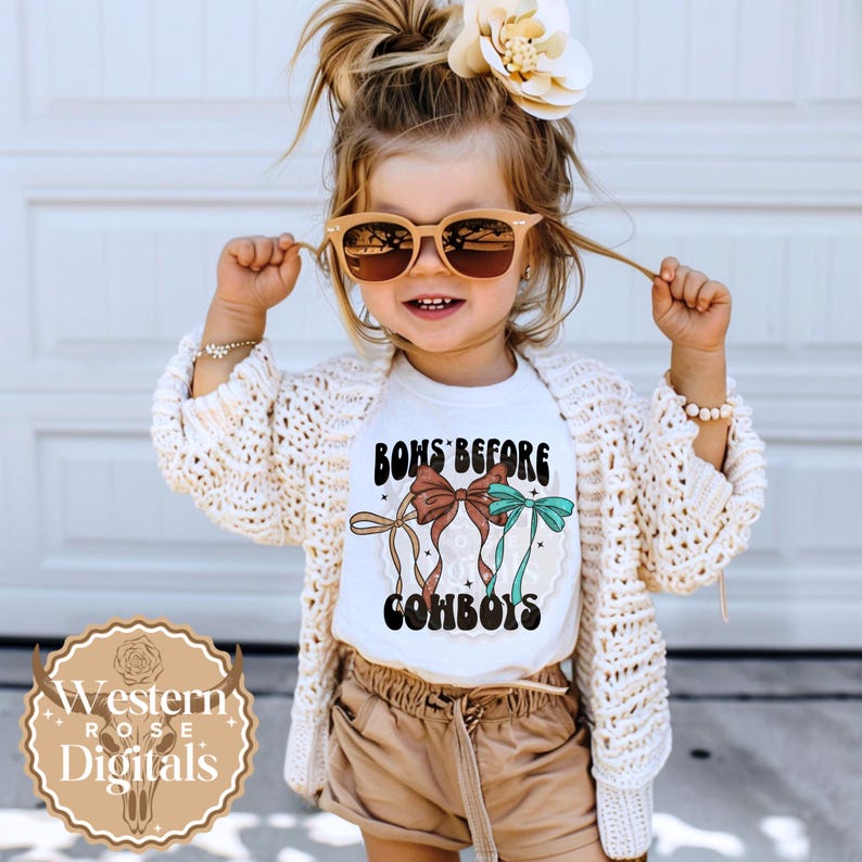 Bows Before Cowboys PNG: Western Girl Design (digital Download) - Etsy
