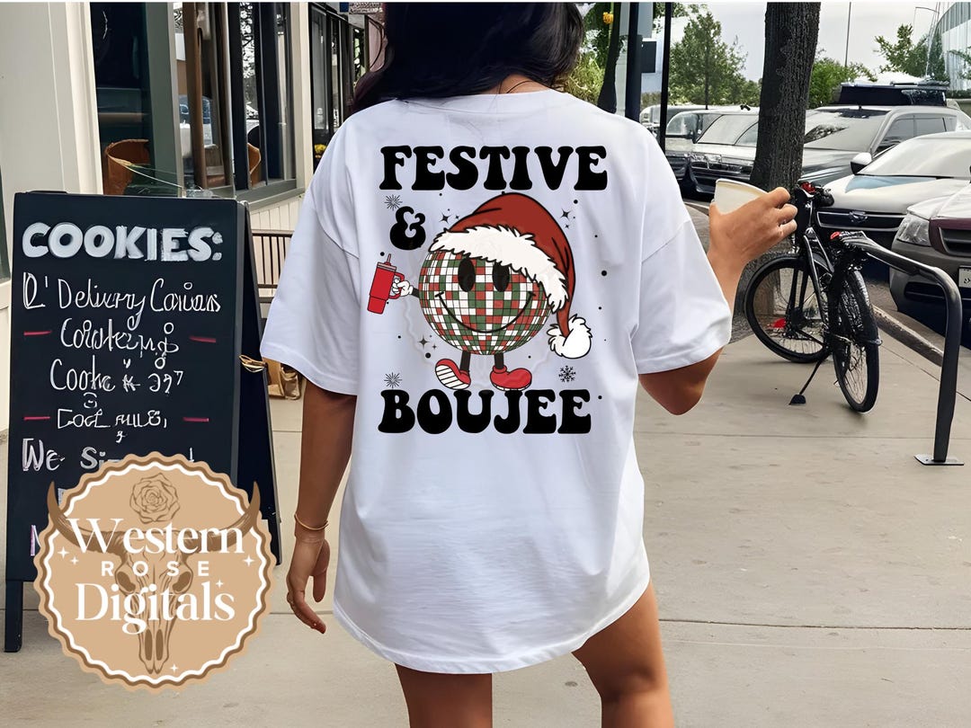 Festive Boujee Christmas PNG: Sublimation Design (digital Download) - Etsy