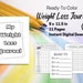 Ready-to-color Weight Loss Tracker | Step Tracker | Black and White ...