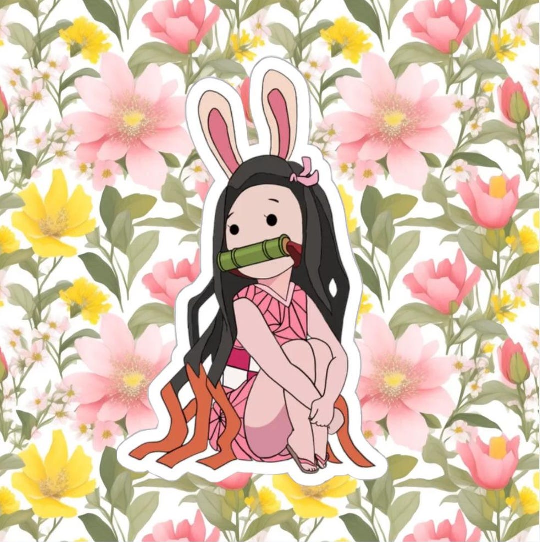 Nezuko Demon Slayer: Kimetsu No Yaiba Vinyl Sticker - Etsy