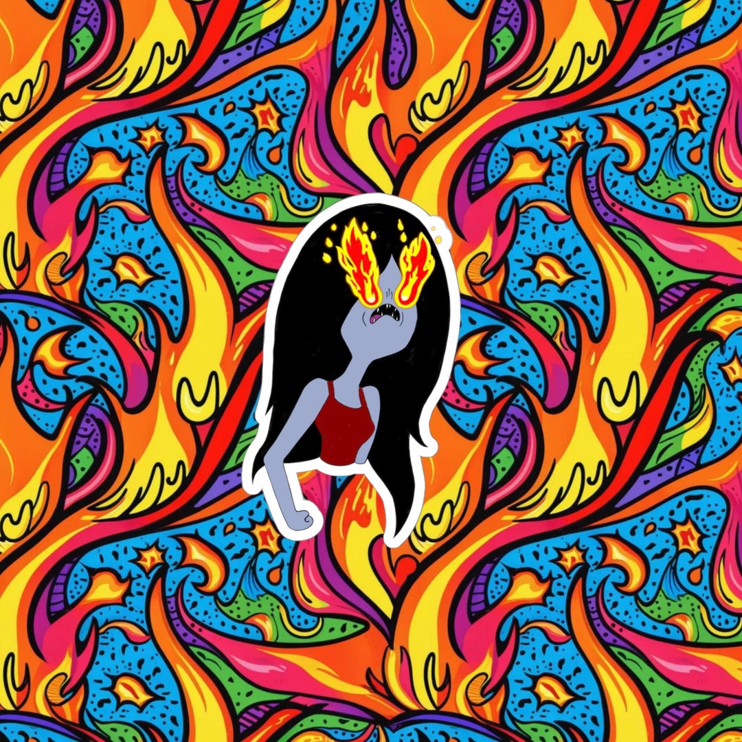 Marceline the Vampire Queen - Adventure Time - Stickers - Etsy