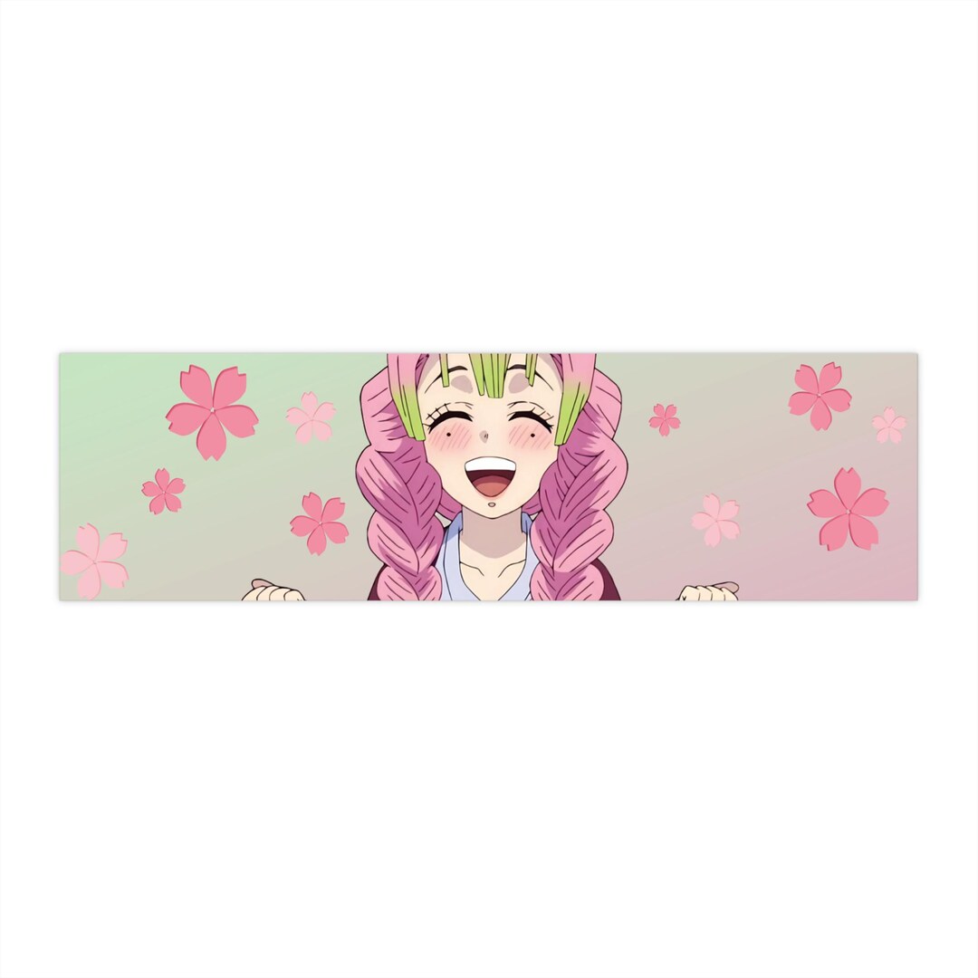 Mitsuri Demon Slayer: Kimetsu No Yaiba Bumper Sticker - Etsy