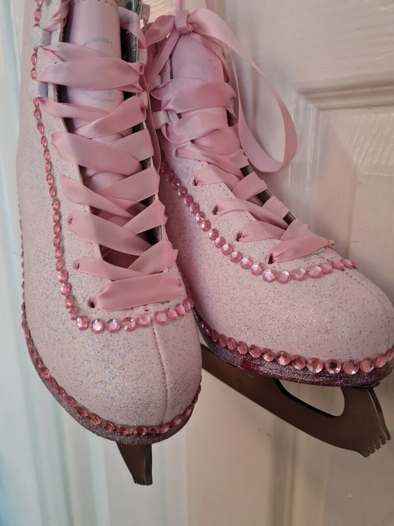 Vintage Ice Skates , Childrens Room Decor , Home Decor. Skating Lover ...