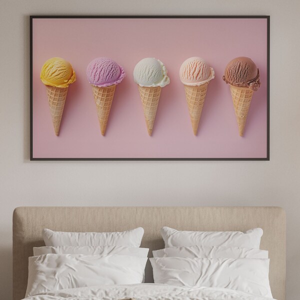 Ice Cream Poster - Etsy
