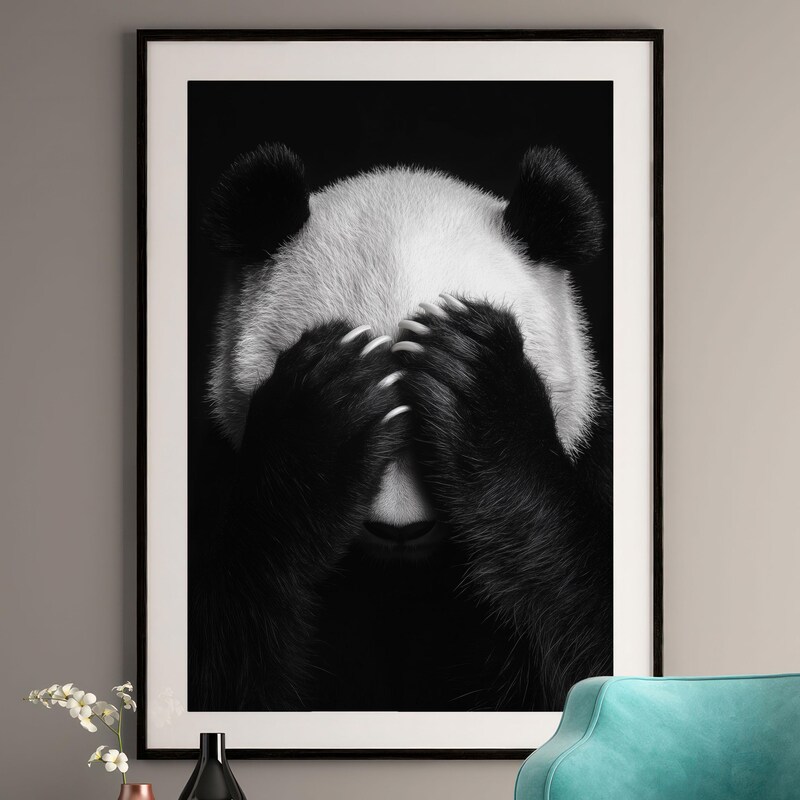 Panda Art - Etsy