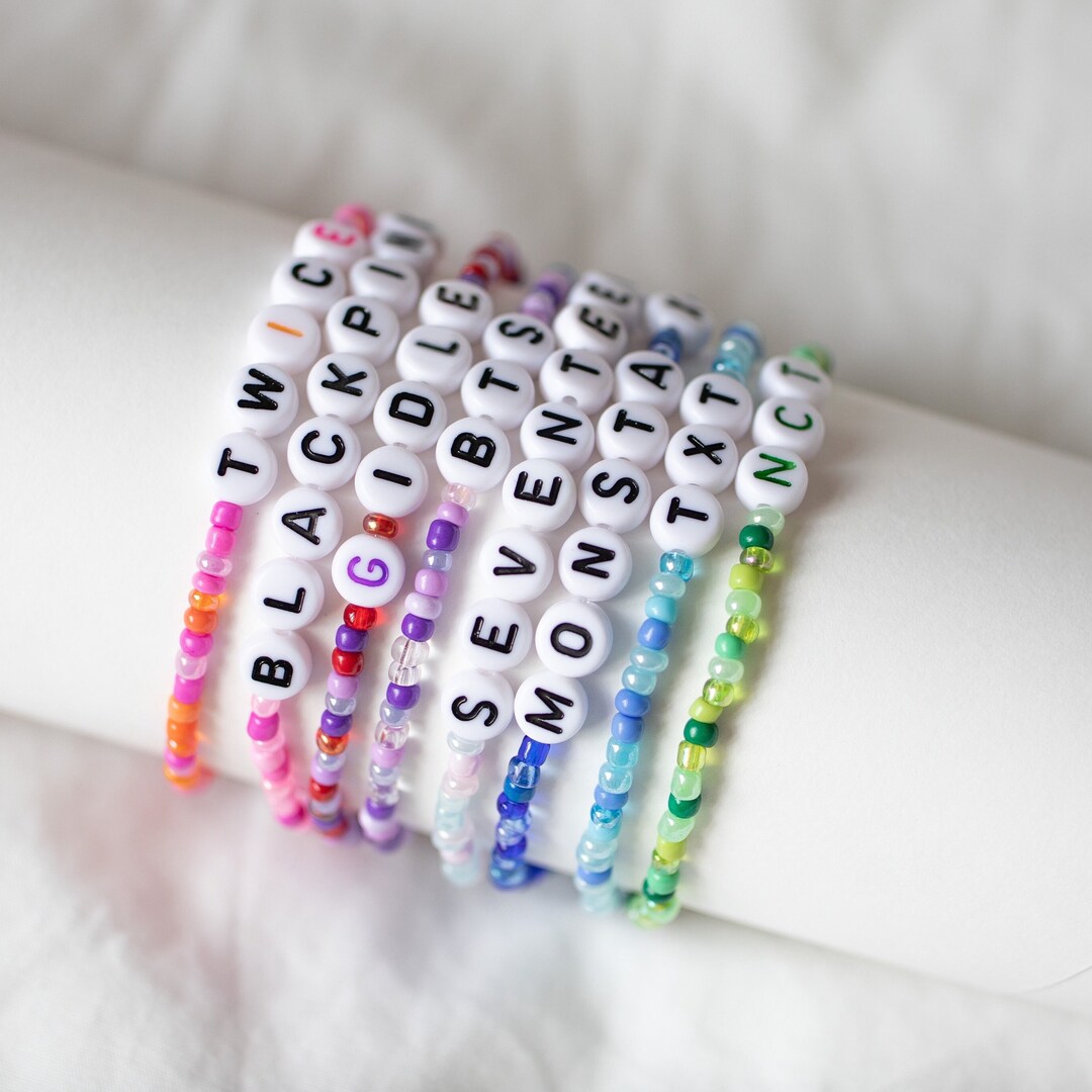 K-pop - Custom Handmade Bracelets - Etsy