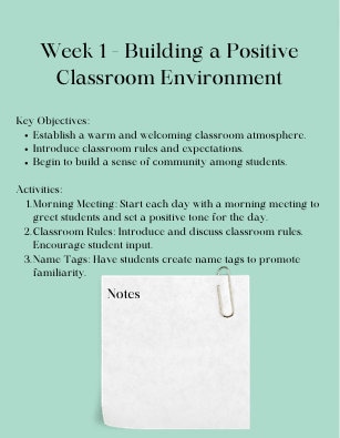 A Teachers Guide to Responsive Classroom: the First 5 Weeks of School ...