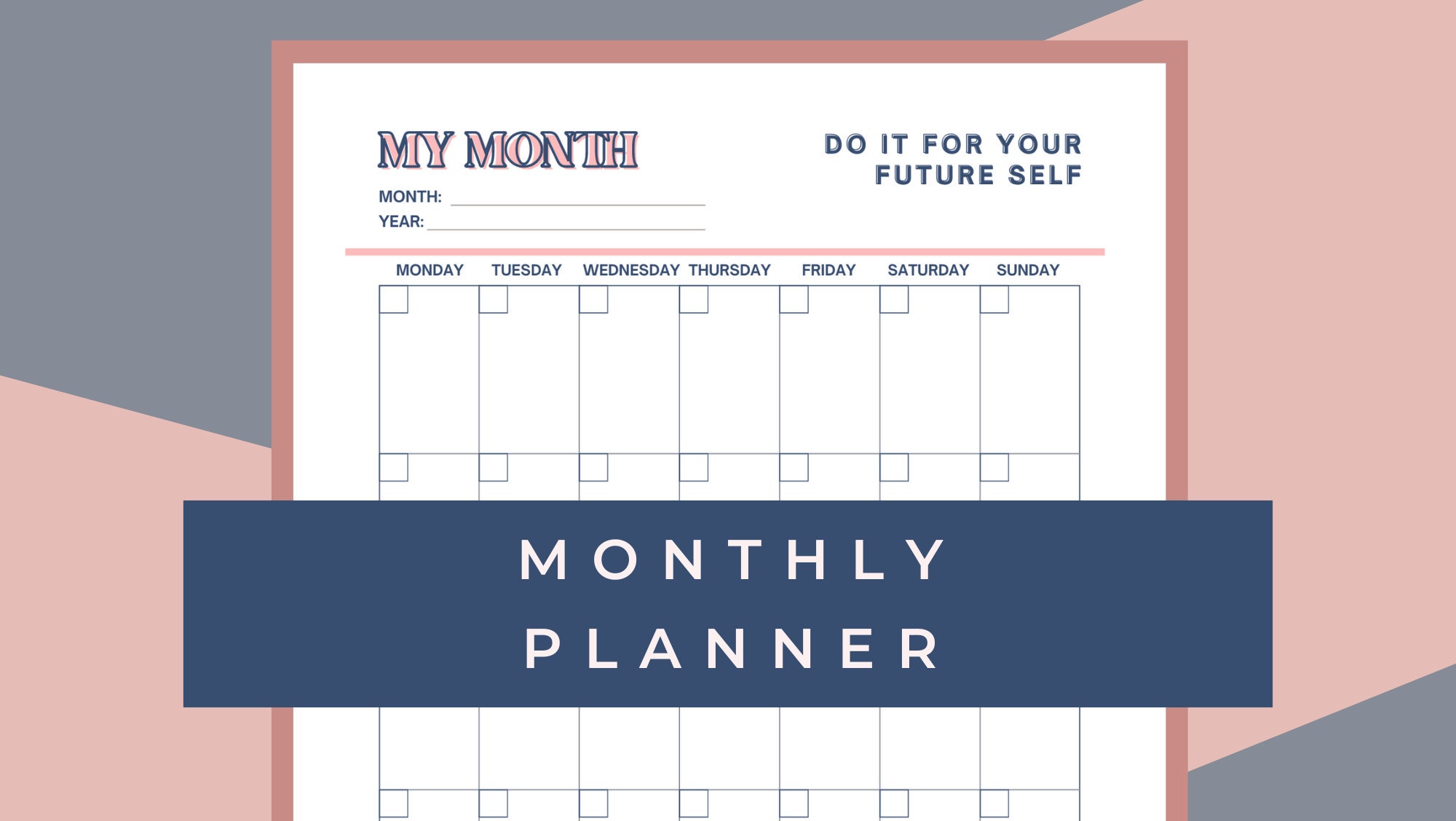ADHD Planner Starter Pack | Planner Printable | Planner Bundle ...