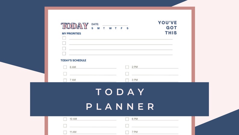 ADHD Planner Starter Pack | Planner Printable | Planner Bundle ...