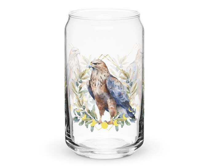 Hawk Beer Glass, Hawk Glasses, Animal Beer Glass, Beer Gift, Beer Glass ...