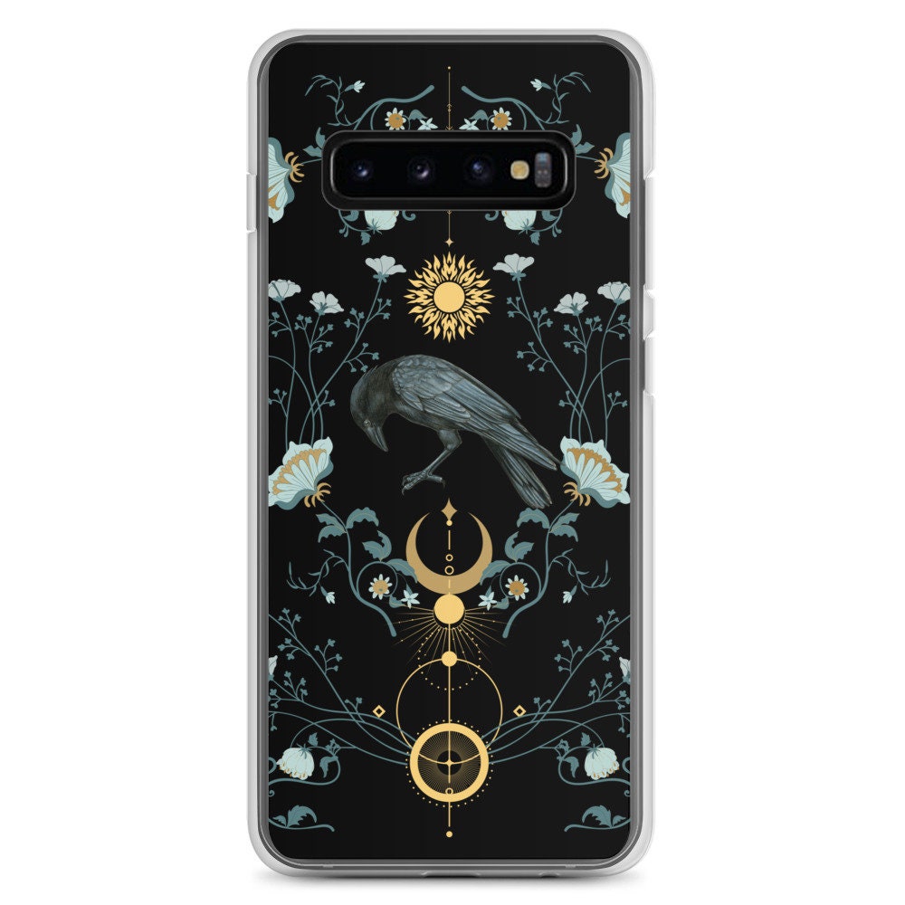 Celestial Raven Clear Case for Samsung® Phone Pagan Witchy Viking - Etsy