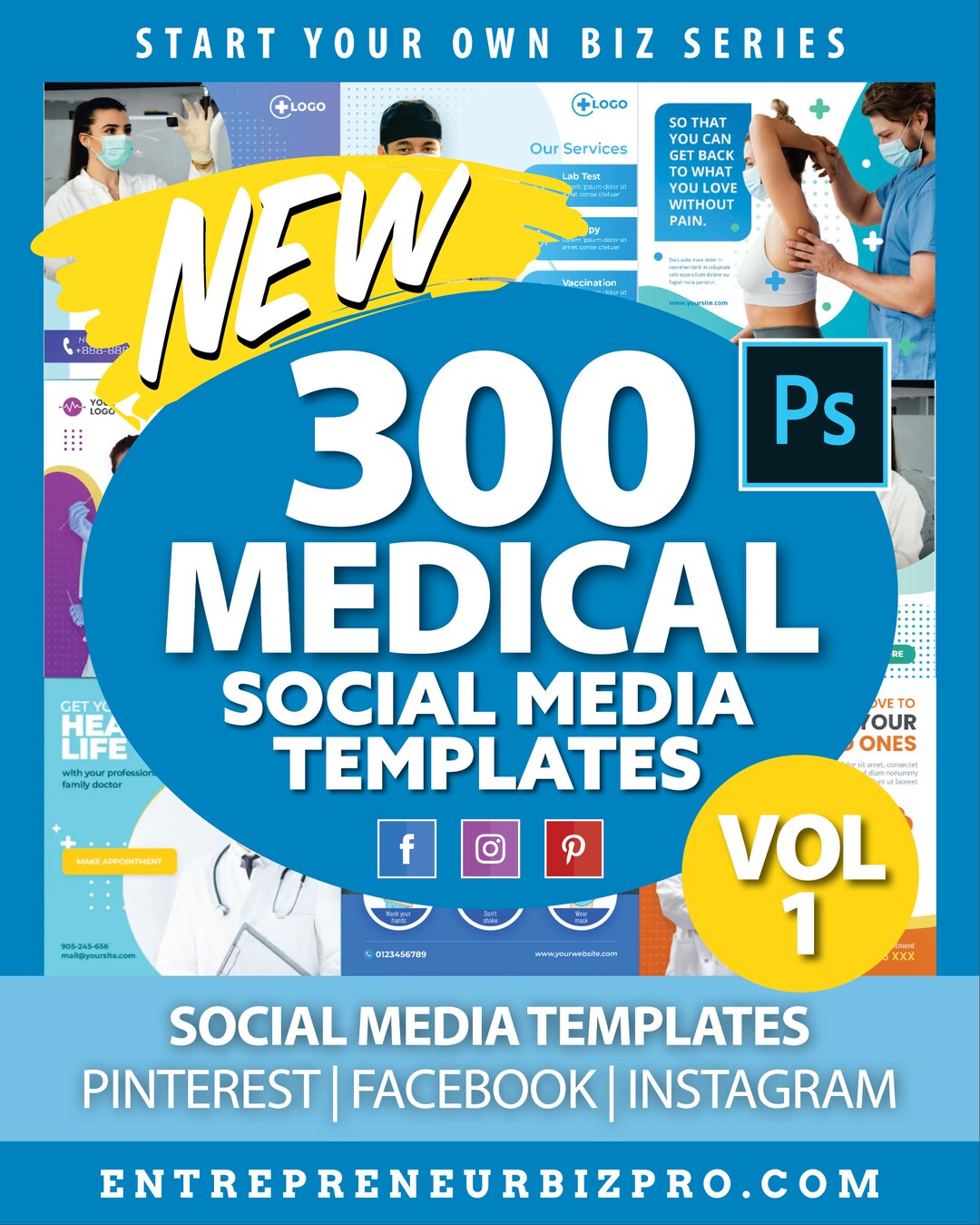 Social Media Boxes - 300 MEDICAL Vol 1 - Etsy