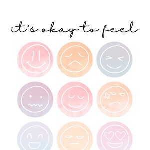 Feelings Printable Art Work - Etsy
