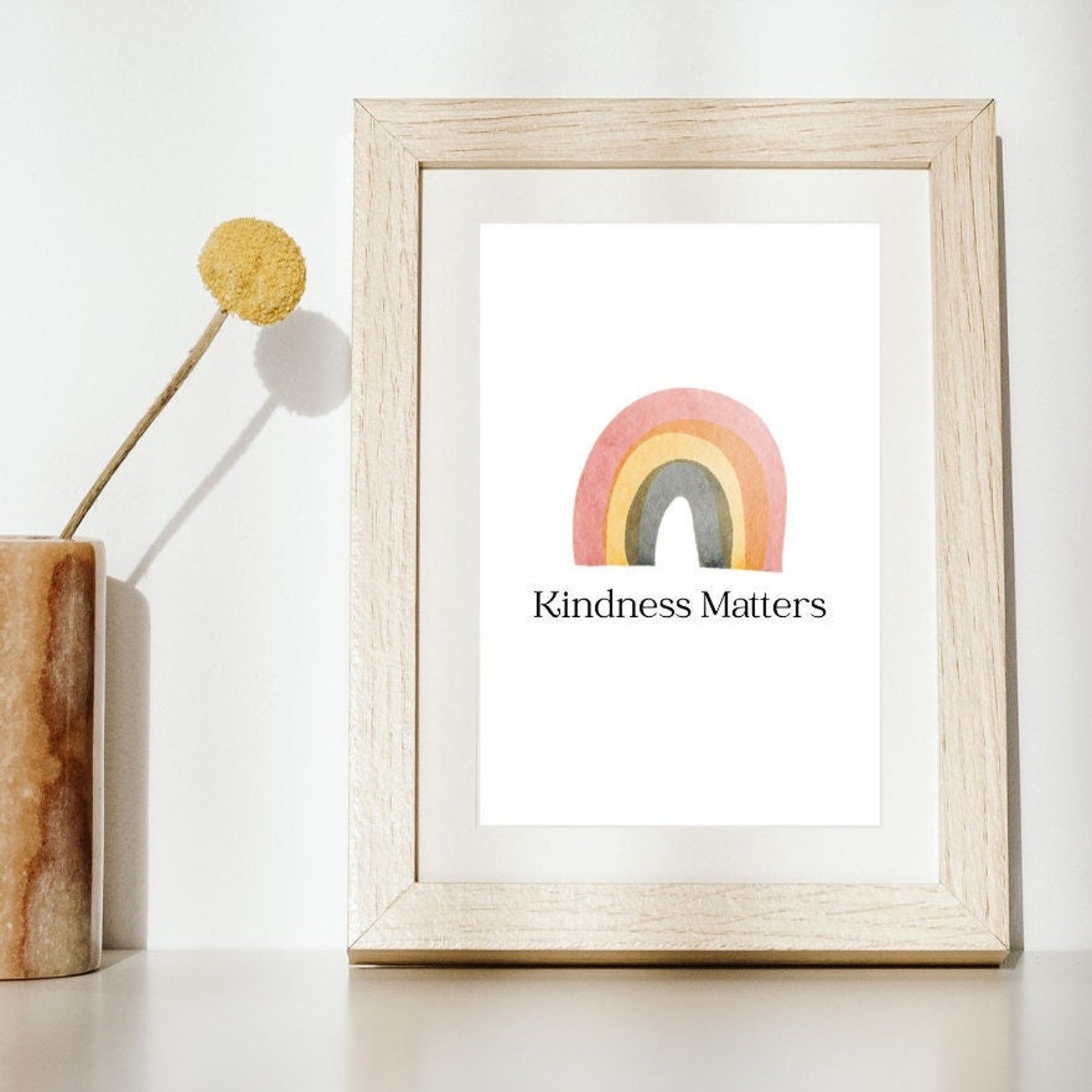 Kindness Matters Printable Poster - Etsy