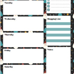 Christmas Digital Holiday Digital Planner Pack December Planner Xmas ...