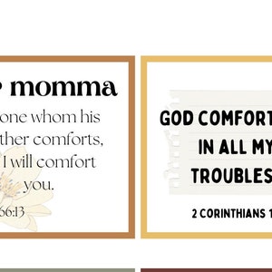 Scripture Cards Mom & Child Printable - Etsy