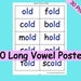 Phonics Long Vowel Posters (printables) Phonics Posters/flashcards for ...