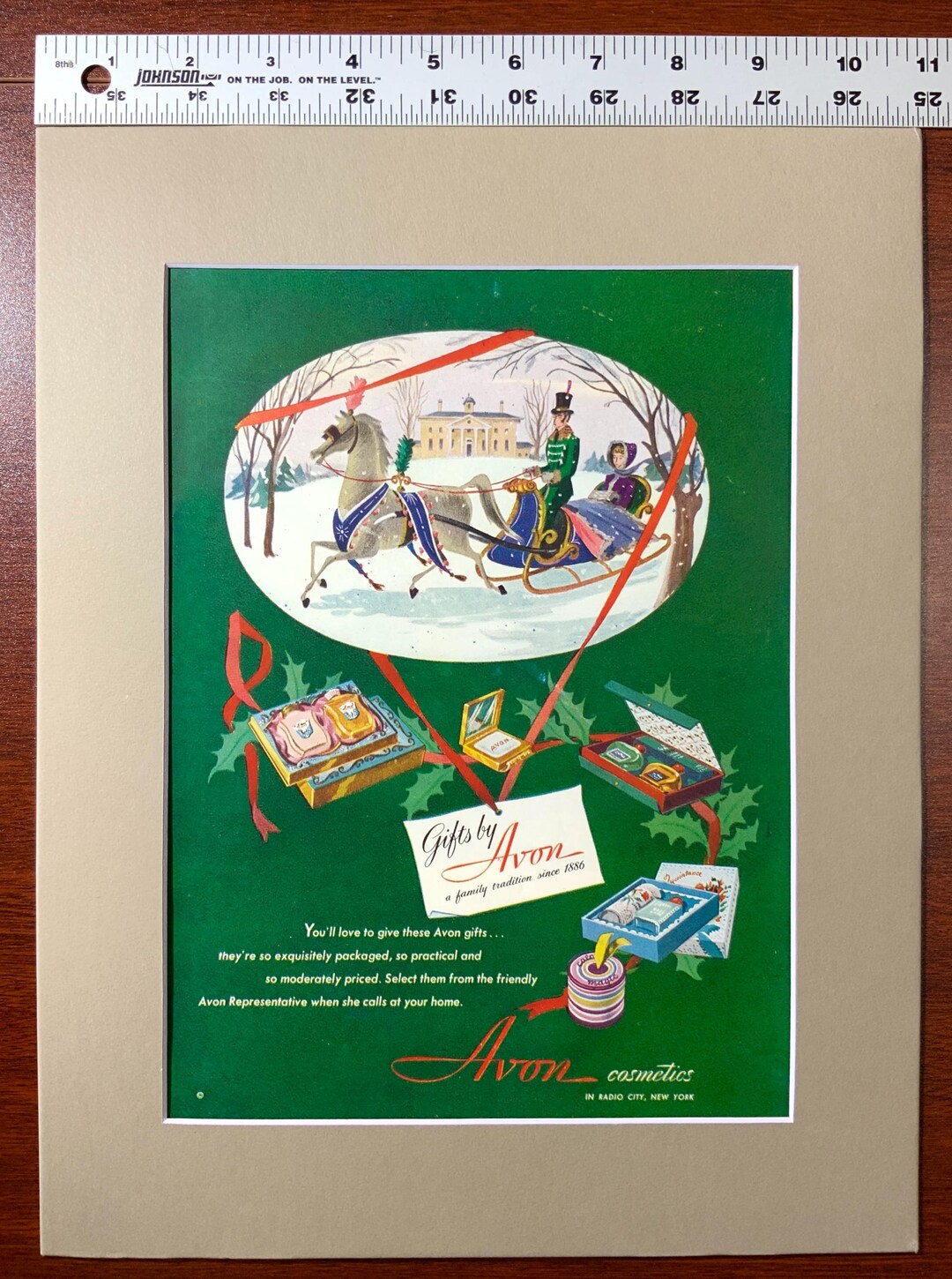 Original Gifts by Avon Vintage Matted Print Ad - Etsy