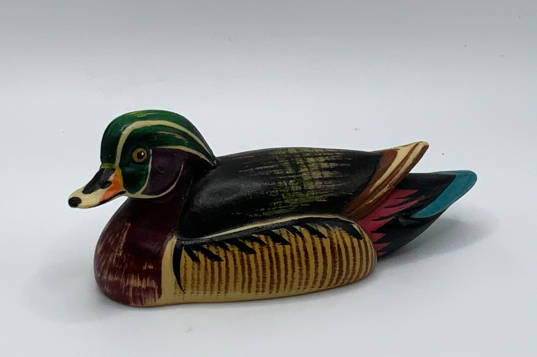 Hand Painted “wildlife Collection Wood Duck” by Anri of Italy - Etsy