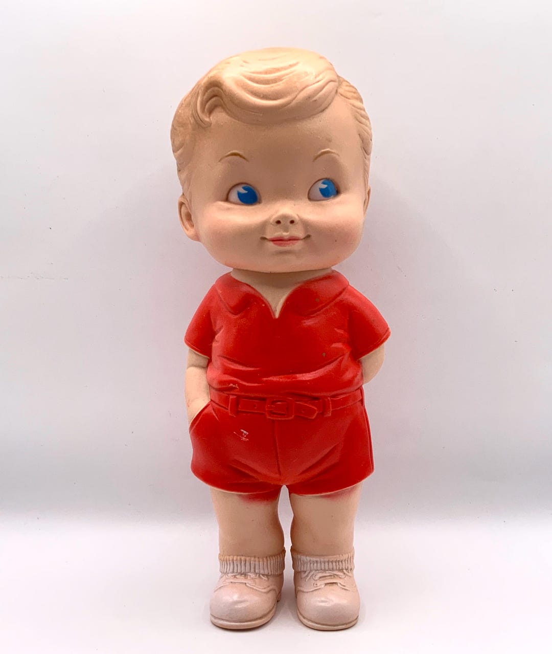 Vintage Rubber Howard Mobley Little Boy With Frog - Etsy