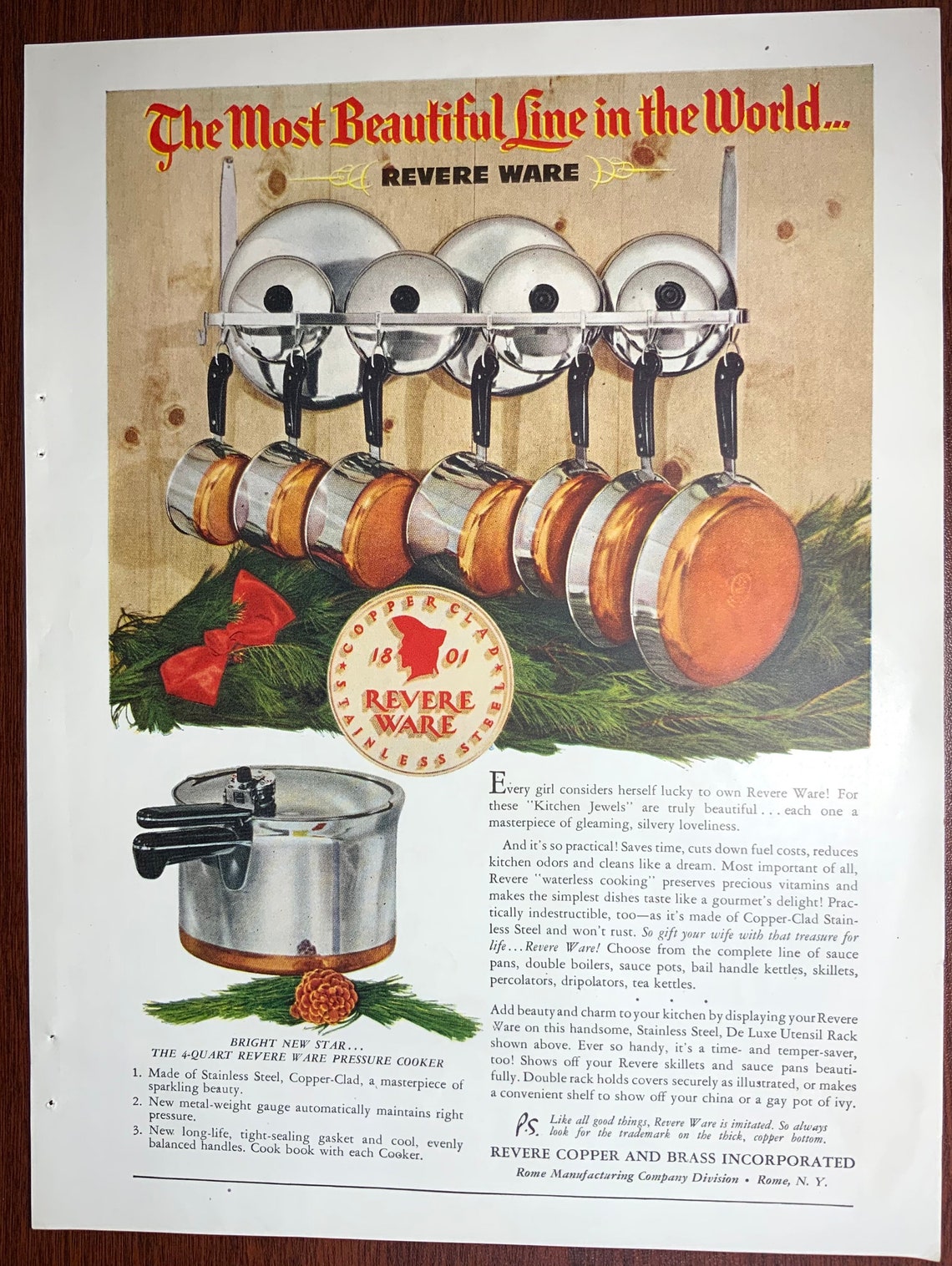 ONE PAGE With Two Ads Vintage 1949 Good Housekeeping Print Ad - Etsy
