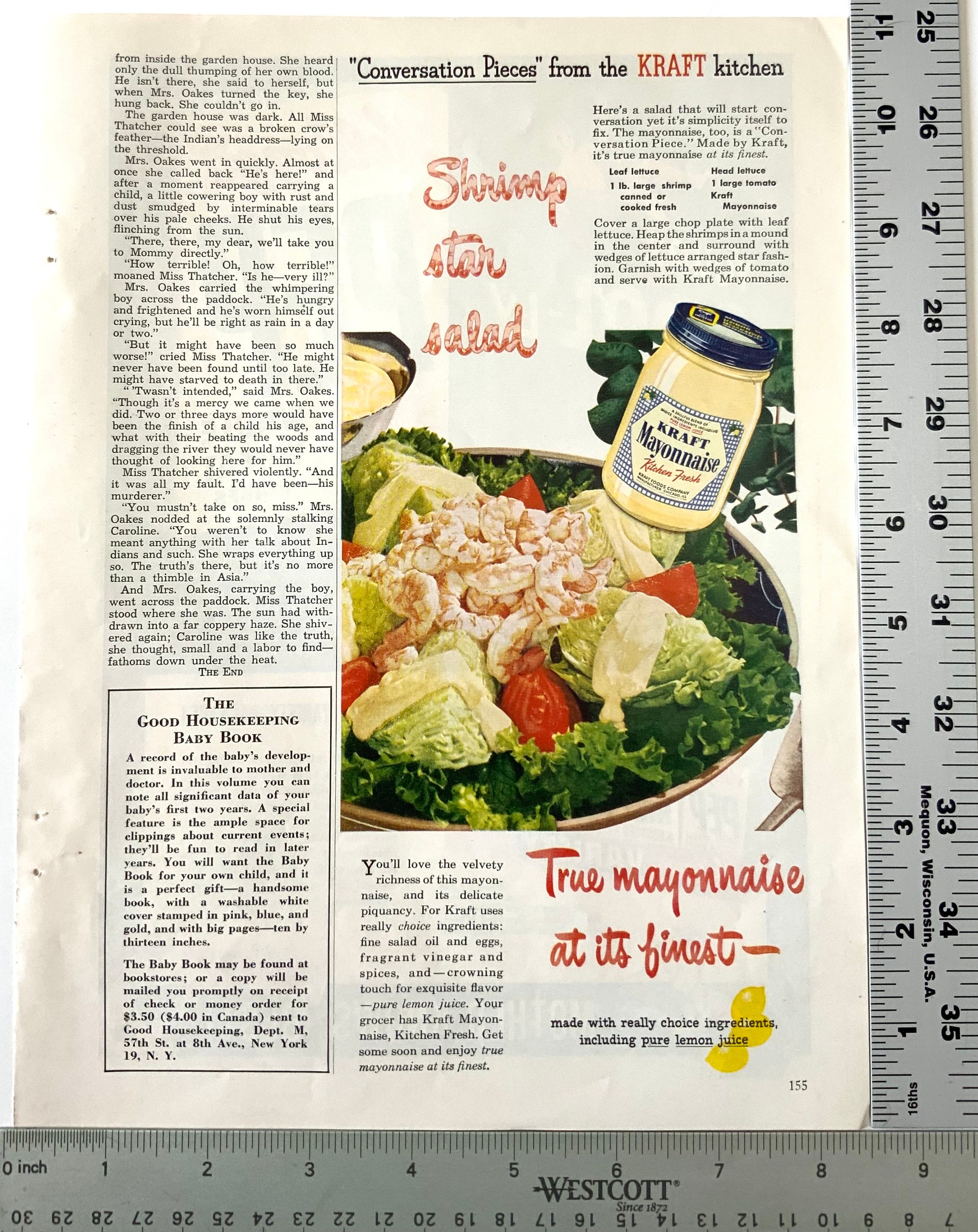 ONE PAGE With Two Ads Vintage 1949 Good Housekeeping Print Ad - Etsy