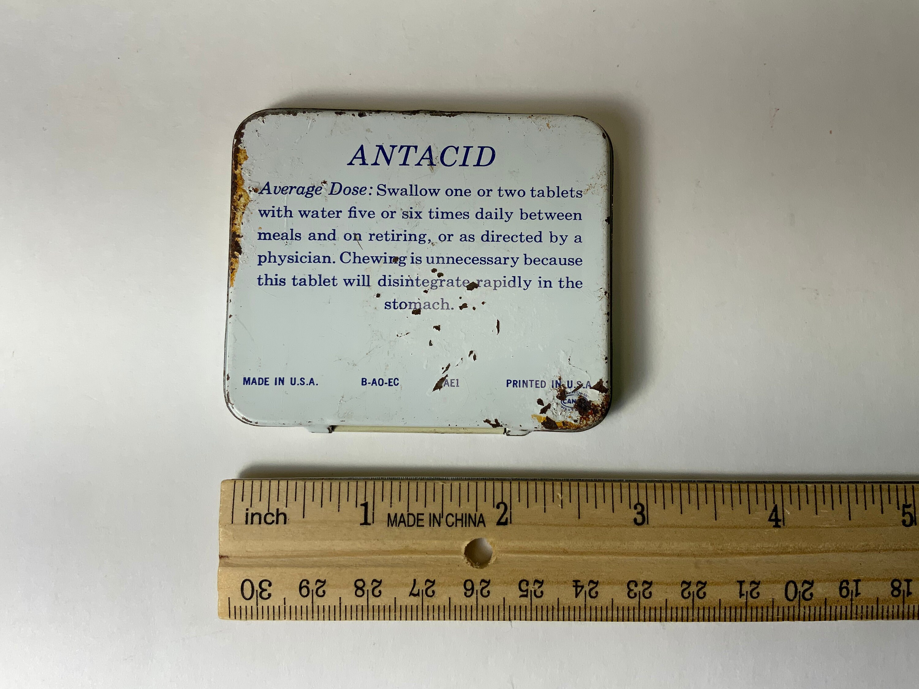 Vintage Apothecary Wyeth Amphojel Tablets Advertising Tin - Etsy