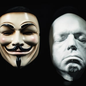 V for Vendetta Crowd Scene Mask Replica Created From Screen Used Mask ...