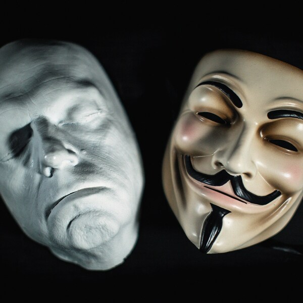 V for Vendetta Mask - Etsy