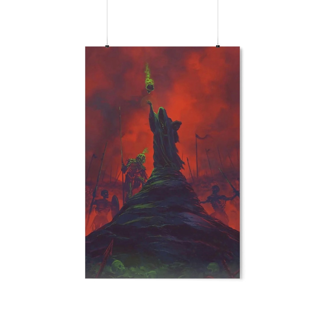 POSTER* Undead Wizard Wall Art - Etsy