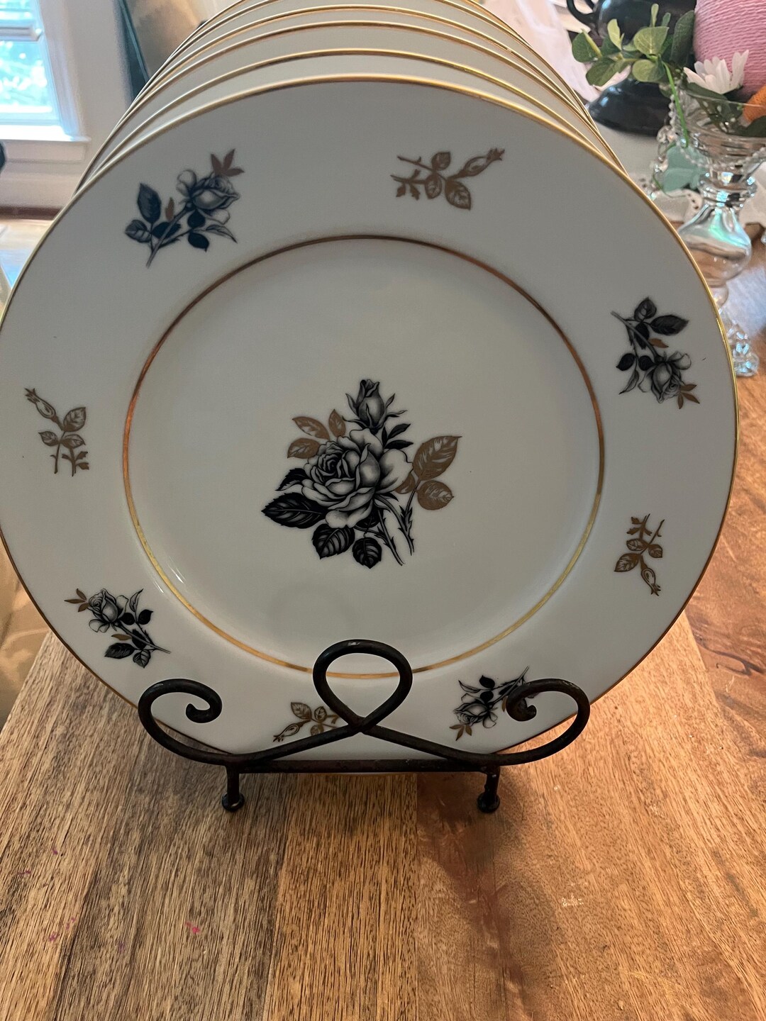 Mikado China Monte Cristo Pattern Dinner Plate - Etsy