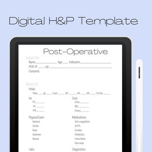 Post-operative SOAP Note - Etsy