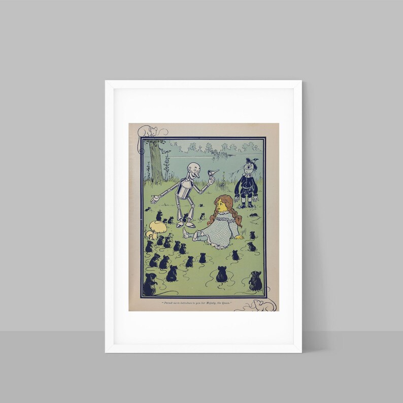 The Wonderful Wizard of Oz 1900 Classic Storybook Page - Etsy