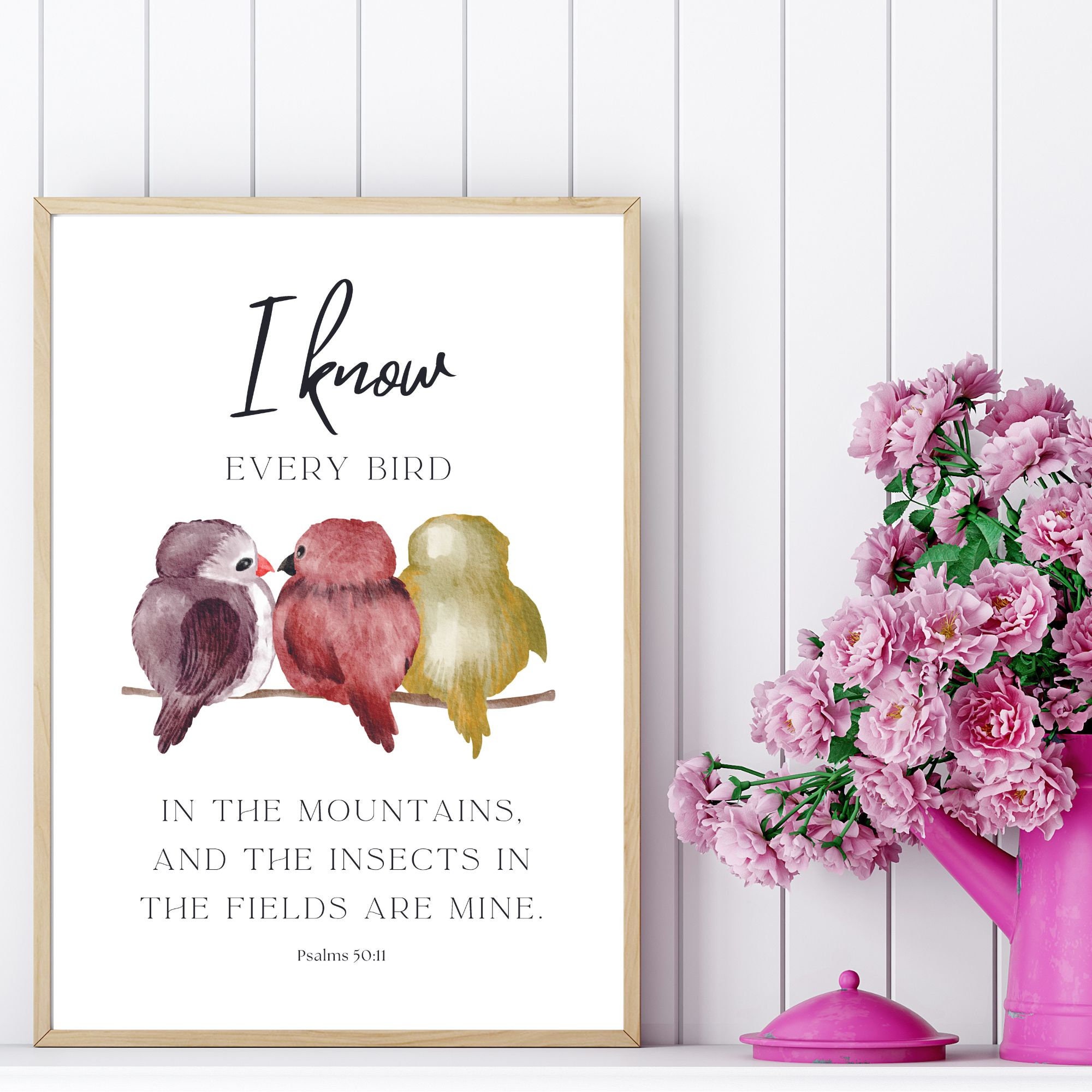 Psalms 50, I Know Every Bird in the Mountains, and the Insects in the ...