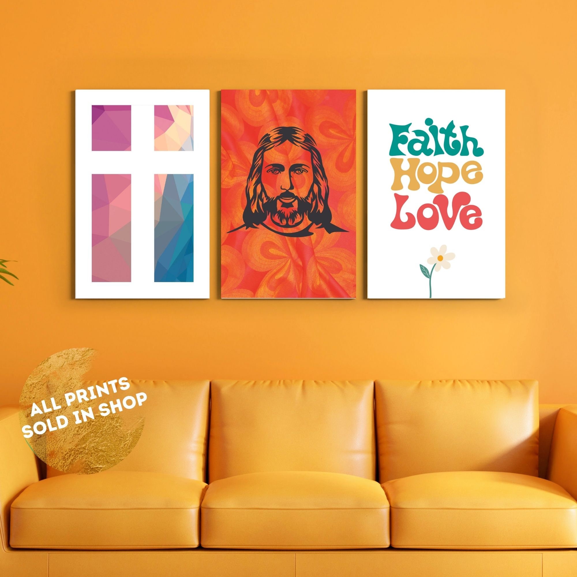 Cool Retro-style Jesus Poster | Printable Jesus Wall Art | Jesus ...