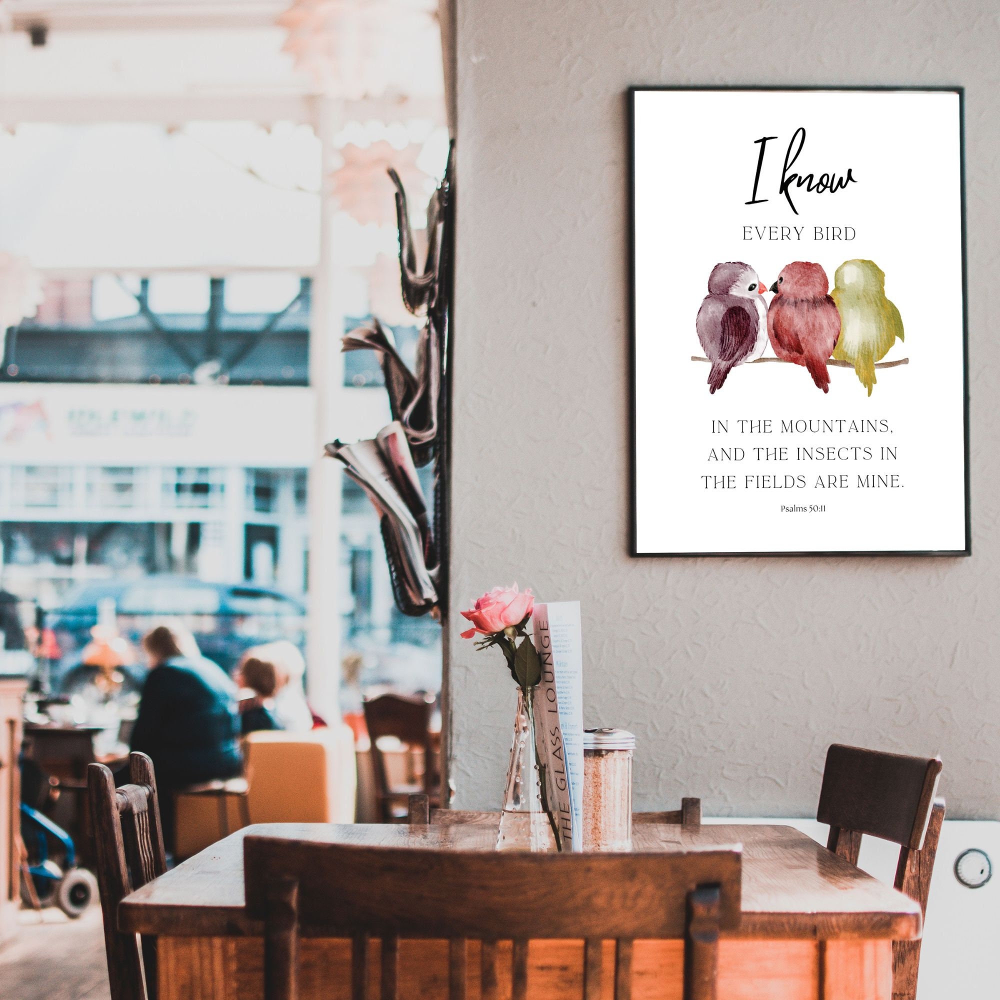 Psalms 50, I Know Every Bird in the Mountains, and the Insects in the ...