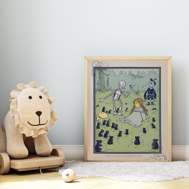 The Wonderful Wizard of Oz 1900 Classic Storybook Page - Etsy