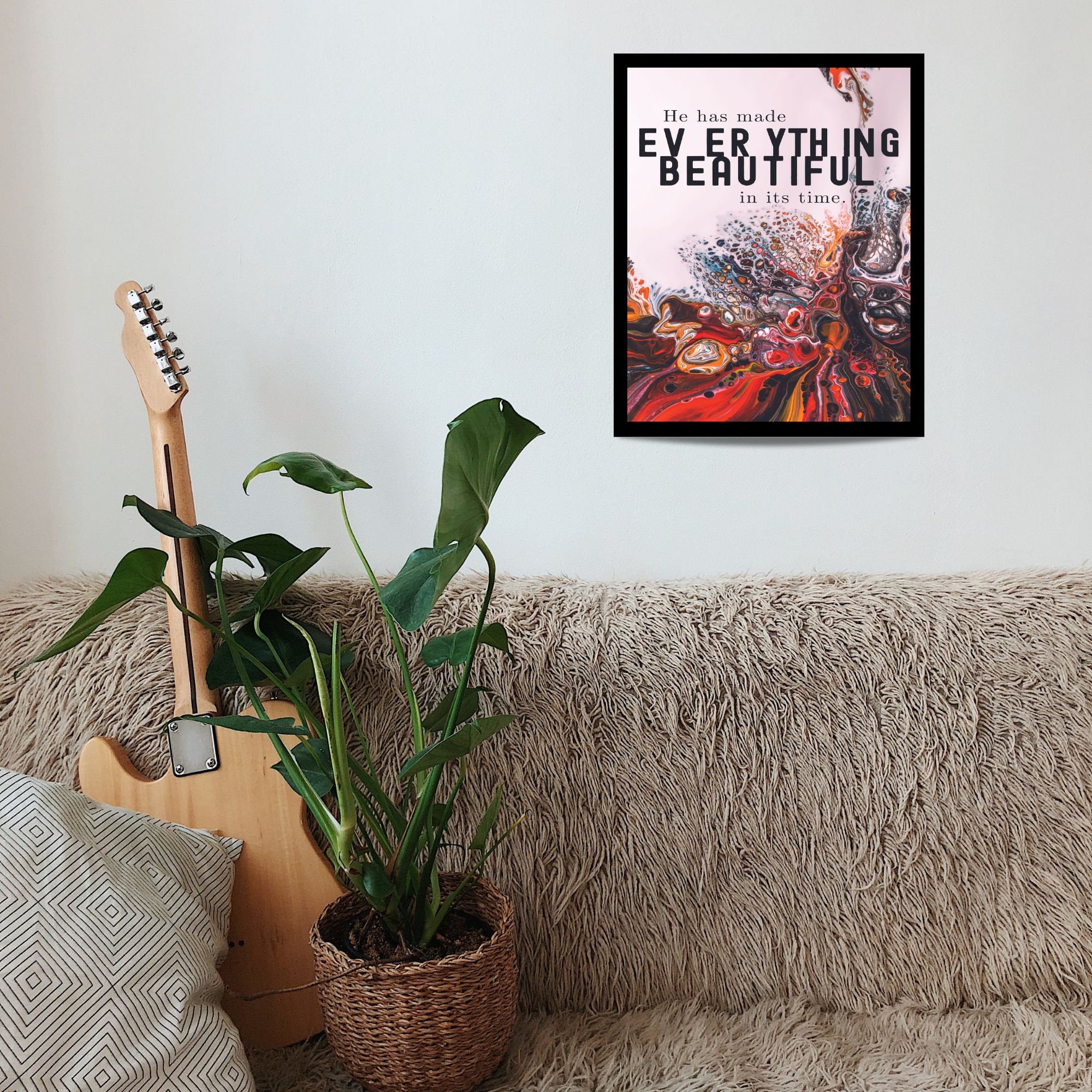 Ecclesiastes 311 Scripture Quote Print, Printable Acrylic Painting ...