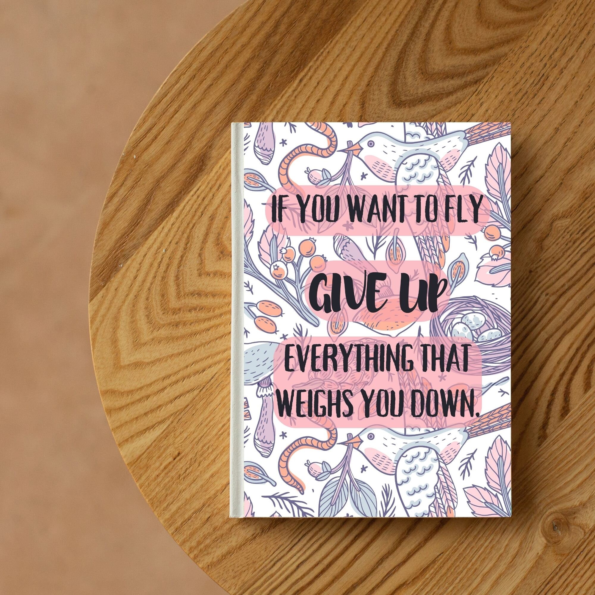 If You Want to Fly Quote Wall Art, Motivational Quote Poster, Self-love ...