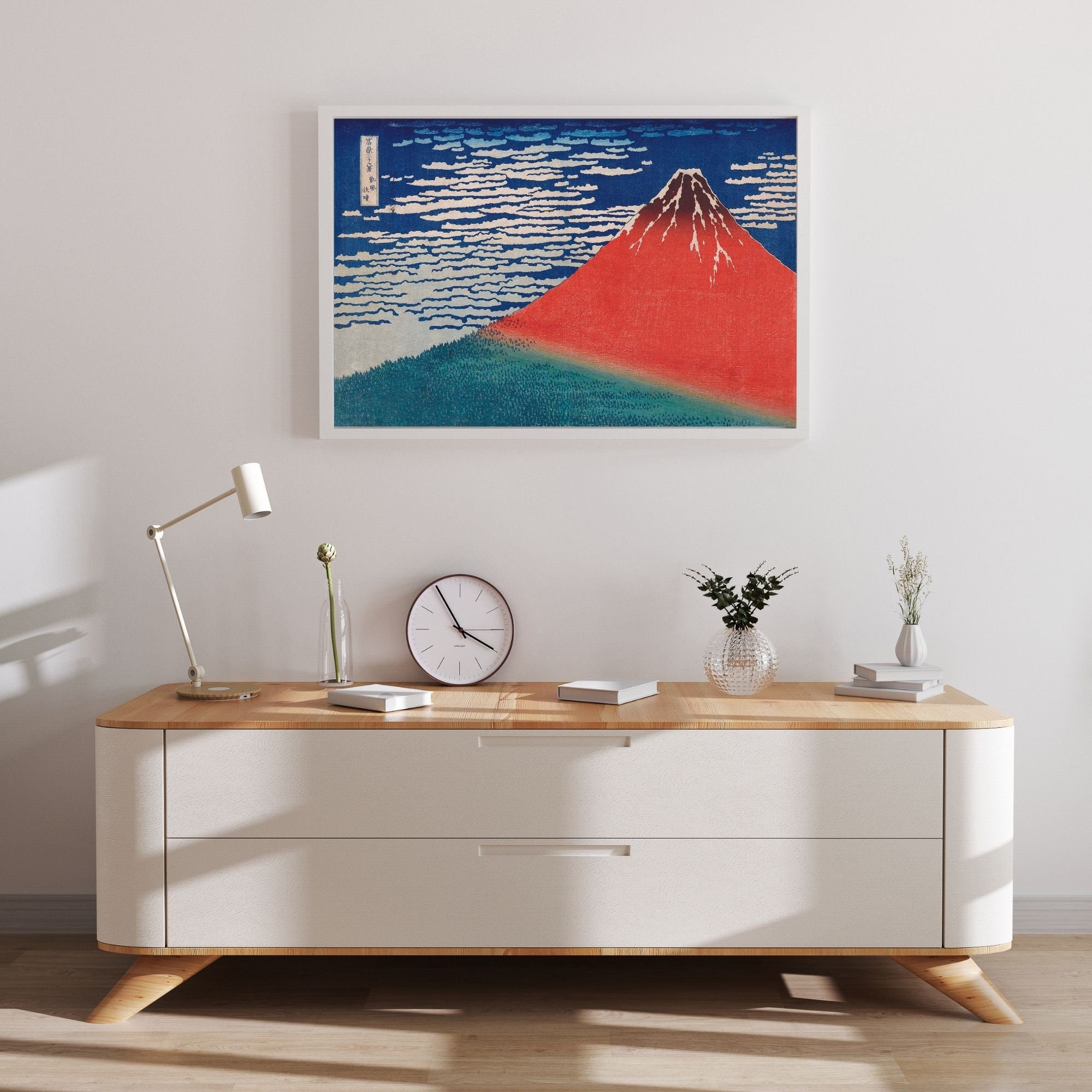 Fine Wind, Clear Morning AKA Red Fuji Woodblock Print by Japanese ...